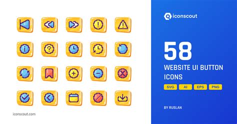 download website ui button icon pack available in svg png and icon fonts