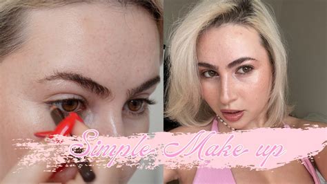 მაკიაჟი 3 პროდუქტით Simple Makeup Youtube