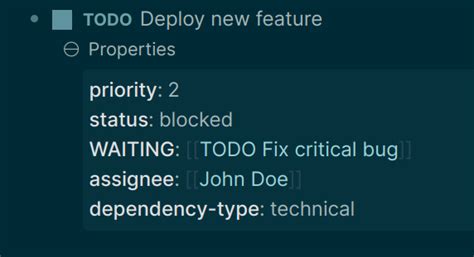 Collapsibleexpandable Custom Properties For Todo Blocks With Query By Property Values Look