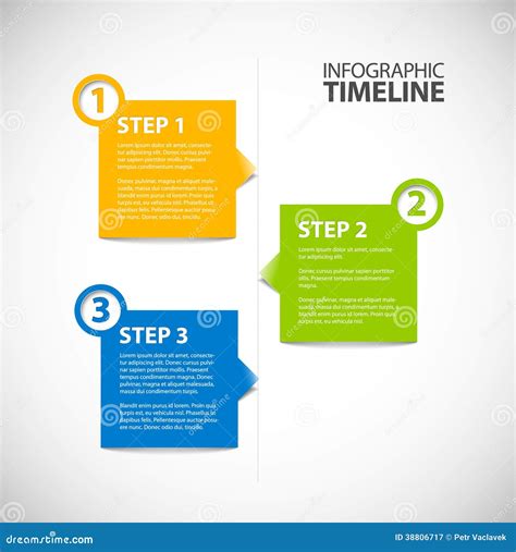 Infographic Timeline Report Template Stock Vector Illustration Of Arrow Poster 38806717