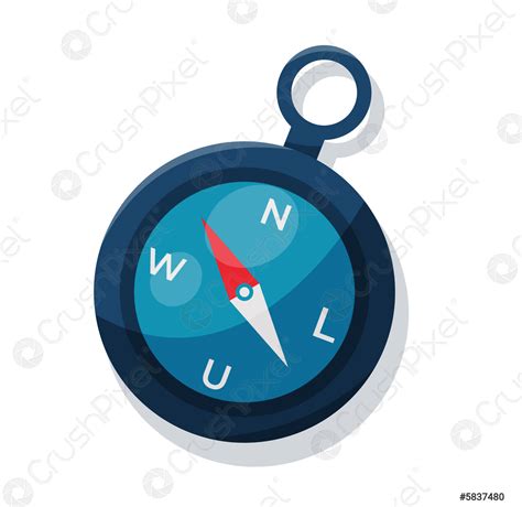 Geography Compass Isolated Stock Vector 5837480 Crushpixel