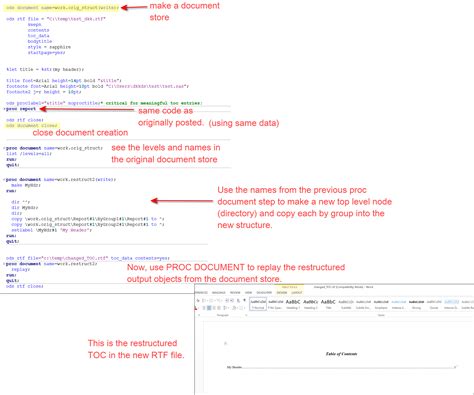 Suppress Node In Toc Created From Proc Report When Using A By Statemen