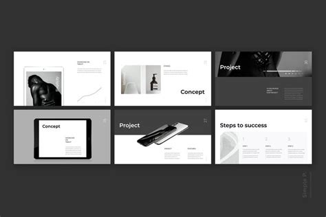 Simple P. PowerPoint Template for Clear Business Presentations