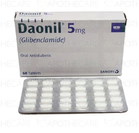Daonil Tab 5mg 2x30s