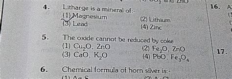 The Oxide Cannot Be Reduced By Coke Filo