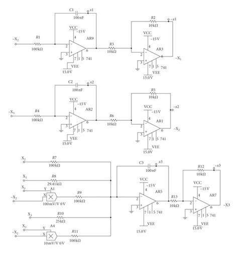 The Circuit Principle Diagram Of The 3d Jerk System 1 Download Scientific Diagram
