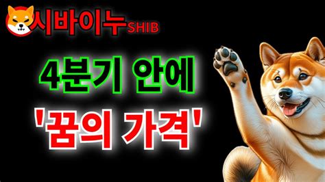 [ 시바이누 ] 세달도 안남았다 꿈의 그 가격 시바 Shib 시바전망 시바호재 비트코인 밈코인 도지코인 리플 Youtube