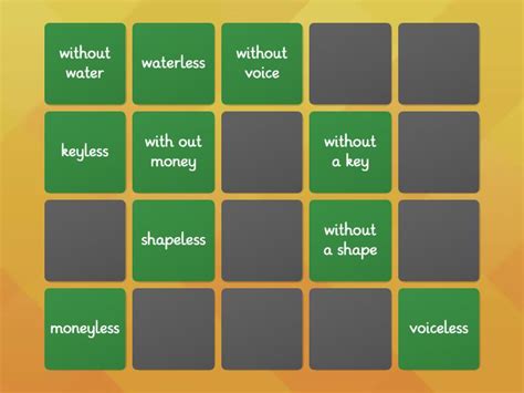 Suffix Less Matching Matching Pairs