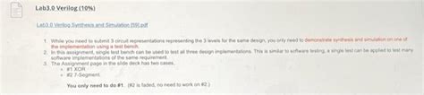 Solved 1 Combinational Circuit Design Synthesis And