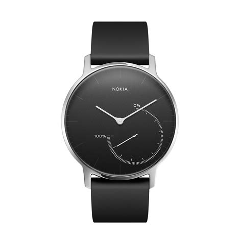 Nokia Steel Smartwatch mit analogem Display mit Schrittzähler-Funktion ...