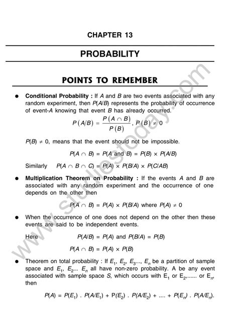 Cbse Class 12 Mathematics Probability Worksheet Set A Cbse Class 12 Mathematics Probability Worksheet Set A