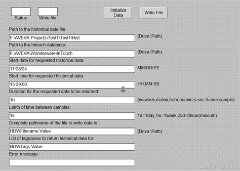 Aveva Intouch Histdata—历史数据导出为excel Csv Csdn博客