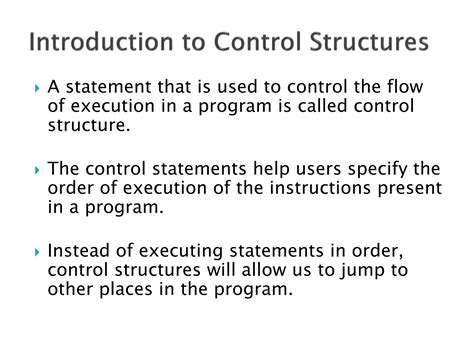 Unit 2 Control Structurespptx