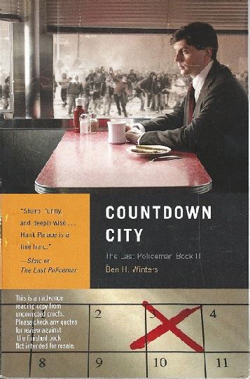 Countdown City The Last Policeman Book Ii By Ben H Winters In
