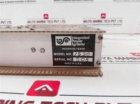 Integrated Power Systems 1530 Scr Control Module Aeliya Marine