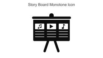 Story Board Monotone Icon In Powerpoint Pptx Png And Editable Eps Format PPT Presentation