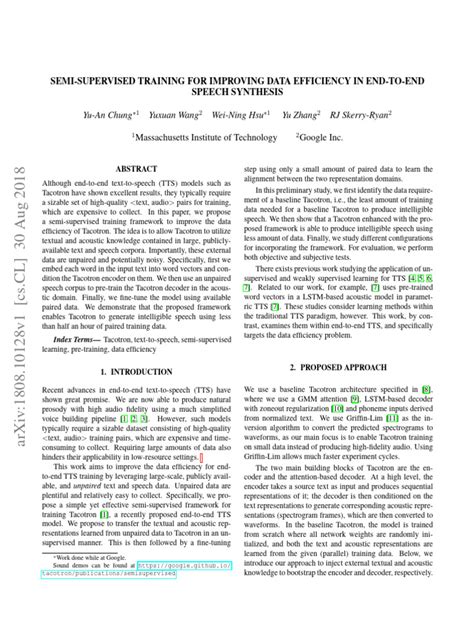 Semi Supervised Training For Improving Data Efficiency Pdf