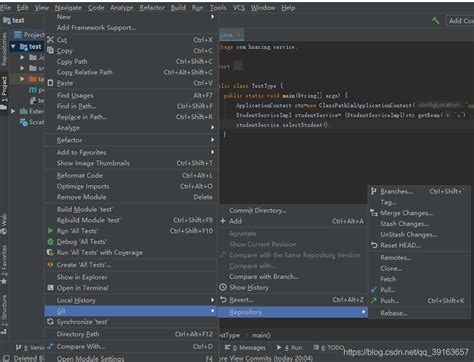 intellij idea2019 git版本控制基础操作 idea2019 commitb csdn博客