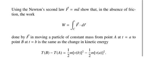 Solved 5 Assume A Smooth Curve C Is Described By The Vector