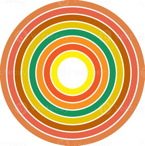 Free Retro Groovy Funky Flat Sticker Decoration PNG With