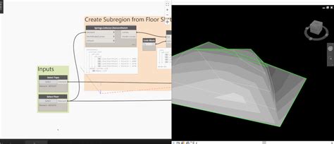 Creating A Subregion Then Using It To Shape Edit A Floor Revit Dynamo