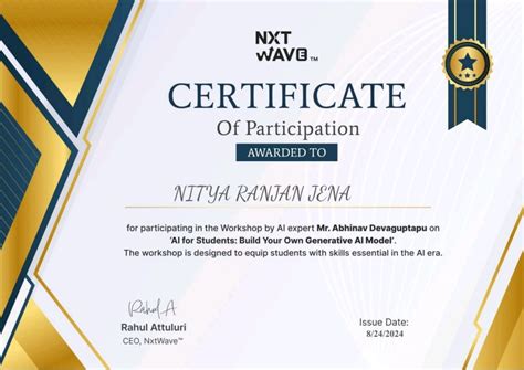 Nitya Ranjan Jena On Linkedin Excited To Announce That Ive Achieved