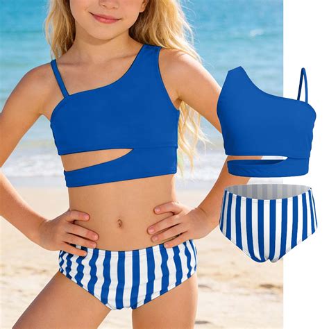 Teen Girls Swimsuits Girls Swimsuit With Shorts 2 Piece Set Girls