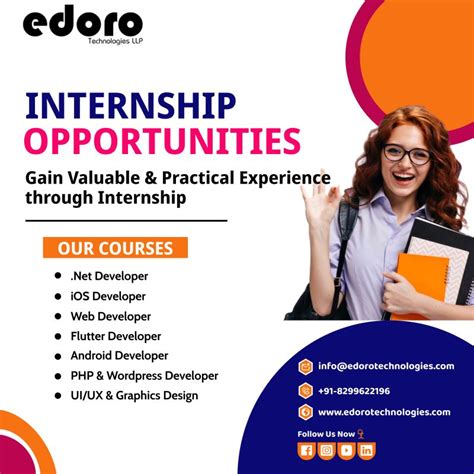 edoro technologies llp on linkedin 🌟 internship opportunities at edoro