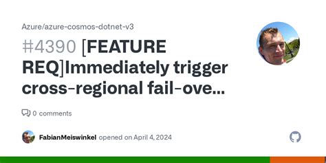 [feature req]immediately trigger cross regional fail over on 410