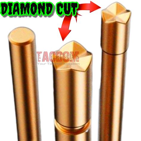 TYRANT DESIGNS CNC GOLD Stainless Steel Pin Kit For Glock Gen Diamond Cut TACDOM