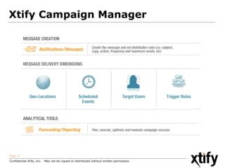 Xtify Overview PPT