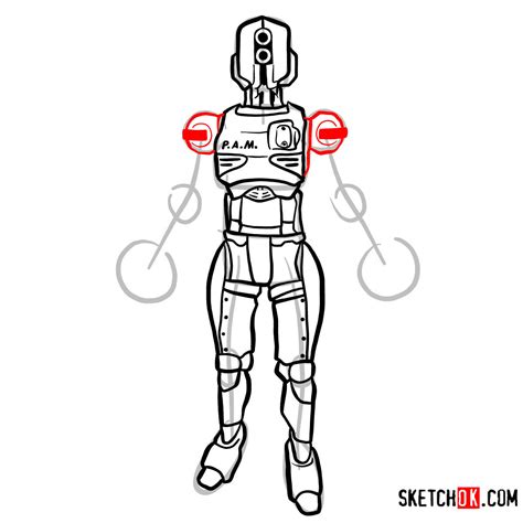How To Draw An Assaultron From Fallout 4
