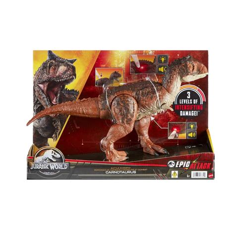 Jurassic World Fallen Kingdom Carnotaurus Dinosaur Toy Epic Attack