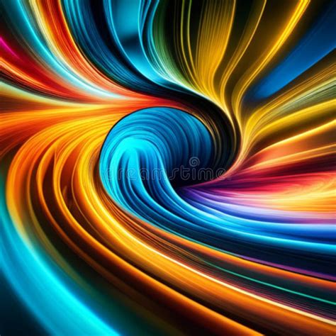 Abstract And Very Colorful Motion 08 Stock Illustration Illustration Of Design Yellow 274344636