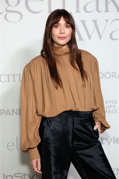 Elizabeth Olsen In Chic Satin Look At Instyle Imagemaker Awards 2025
