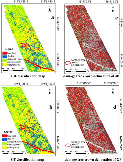 final classification results of spectral spatial classification based