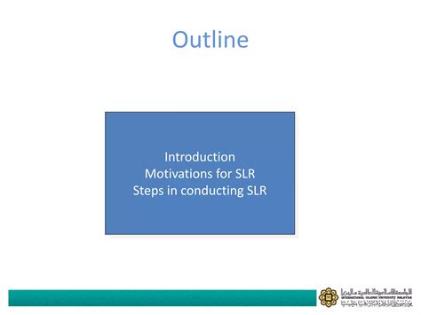introduction to systematic literature review method pdf