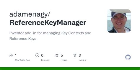 GitHub Adamenagy ReferenceKeyManager Inventor Add In For Managing