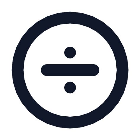 circle divide vector svg icon svg repo