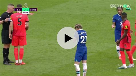 첼시 Vs 브라이튼 갤러거 경고 유머움짤이슈 에펨코리아