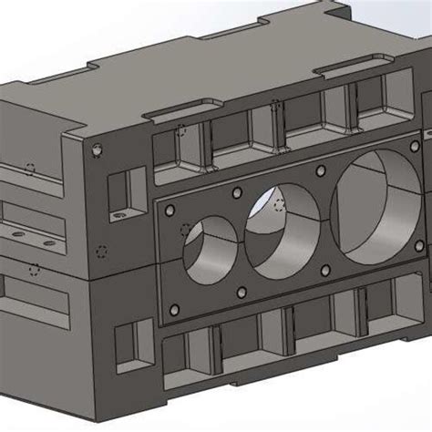 Cad Model Of Existing Gearbox Casing Download Scientific Diagram