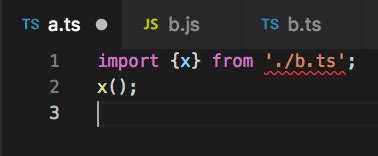 Vs Plugin Marks Import With Extension As An Error Issue Microsoft Typescript Github