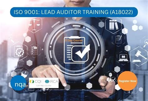 Nqa On Linkedin Cqi And Irca Iso 9001 Lead Auditor Training A18022