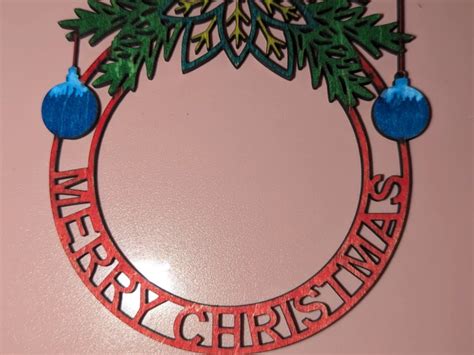 Detailed Christmas Ornament Xtool Projects