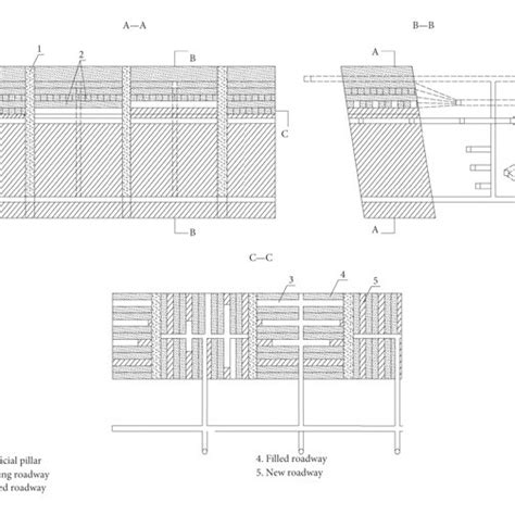 Design Of The Partitioned Unloading Panel Large Section Downward Mining