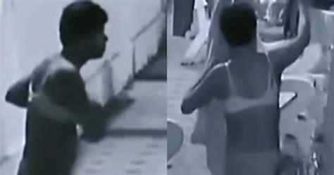 Half Naked Man Clad In Women S Undergarments Captured On CCTV Running Though Bengaluru S