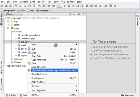 how to set a subfolder in your project as the webroot directory ides