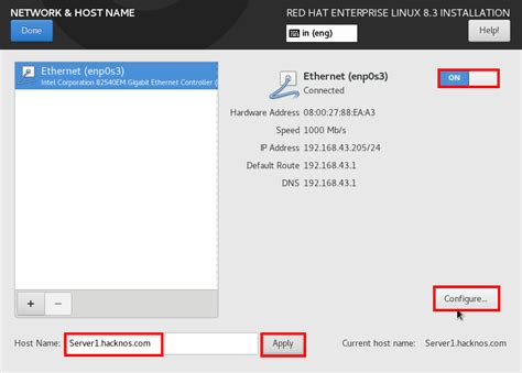 Red Hat Server Installation VirtualBox RHEL Installation
