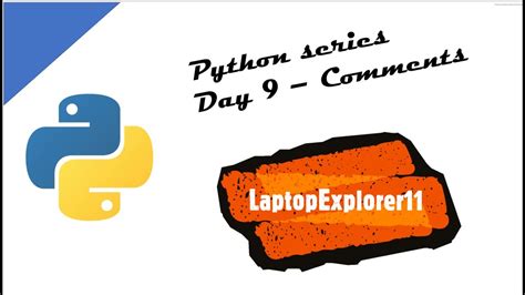 Python Series Day 9 Comments Youtube