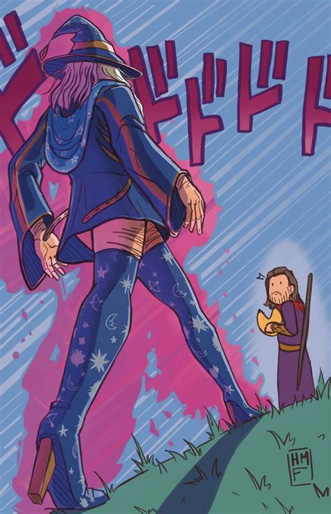 Gale And Elminster Aumar Jojo No Kimyou Na Bouken And 3 More Drawn By